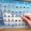 Colorado 14er Checklist, 14ers Scratch off Map, 14er Tracker, 14er ...