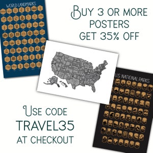 50 States Scratch off Map, Scratch off Poster, US State Map Scratch Off ...