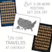 US National Parks Scratch off Map, National Parks Travel Map, 63 ...