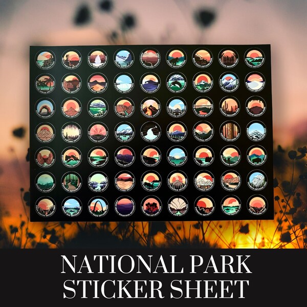 National Park Poster - Etsy