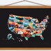 50 States Scratch off Map, Scratch off Poster, US State Map Scratch Off ...