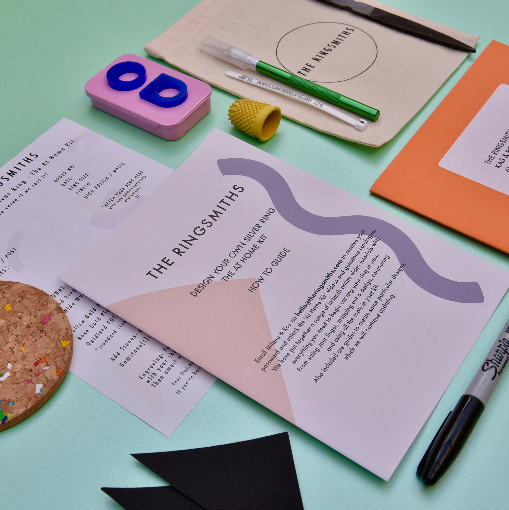 Design Your Own Silver Ring 'at Home Kit' - Etsy