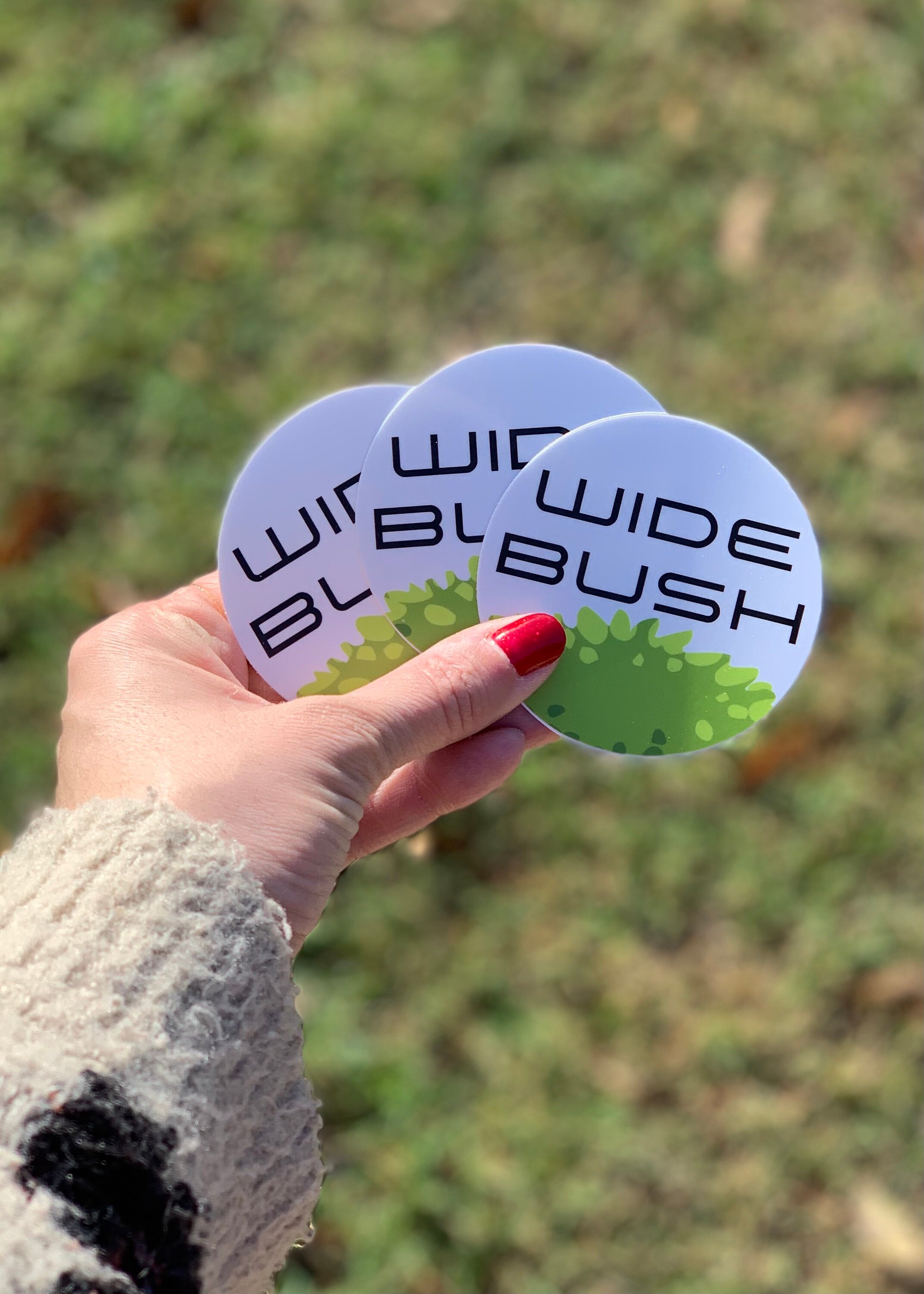 Wide Bush Sticker - Etsy
