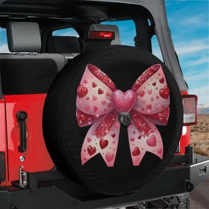 Valentines Day Spare Tire Cover, Cute Spare Tire Cover, Car Accessories ...