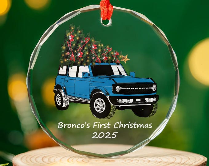 Custom 2021 Ford Bronco Die-cast Christmas Tree Ornament, Ford Bronco ...