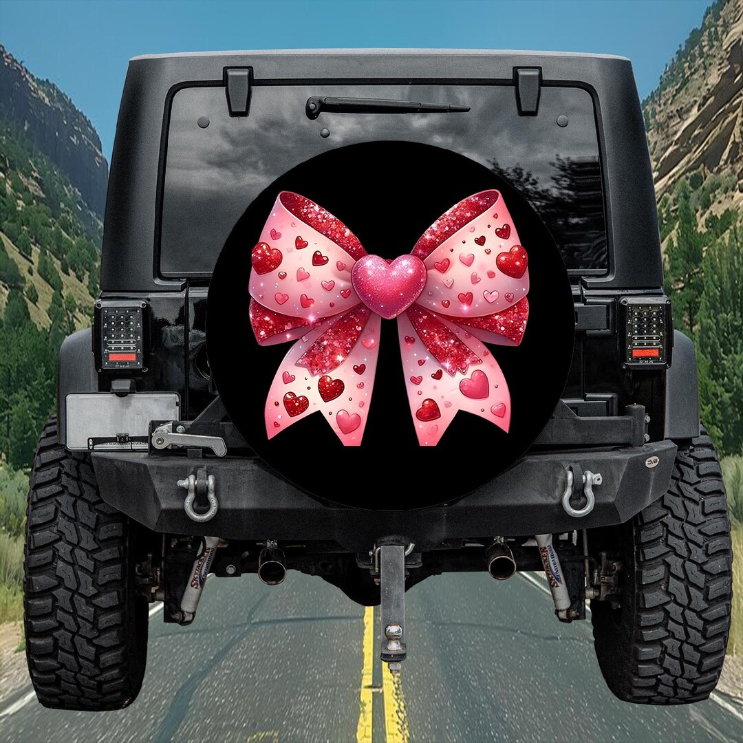 Valentines Day Spare Tire Cover, Cute Spare Tire Cover, Car Accessories ...