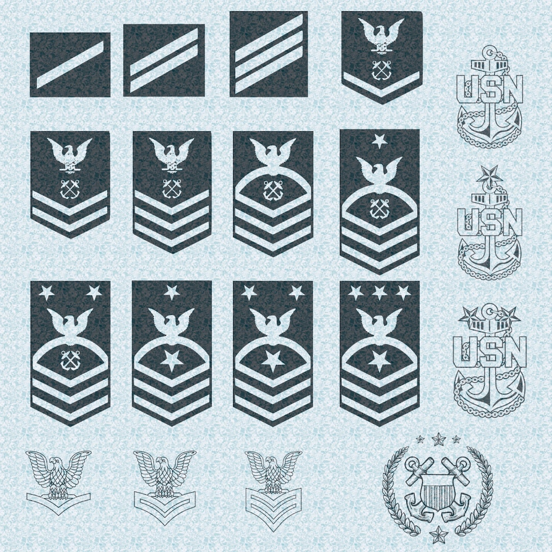 Navy Ranks - Etsy
