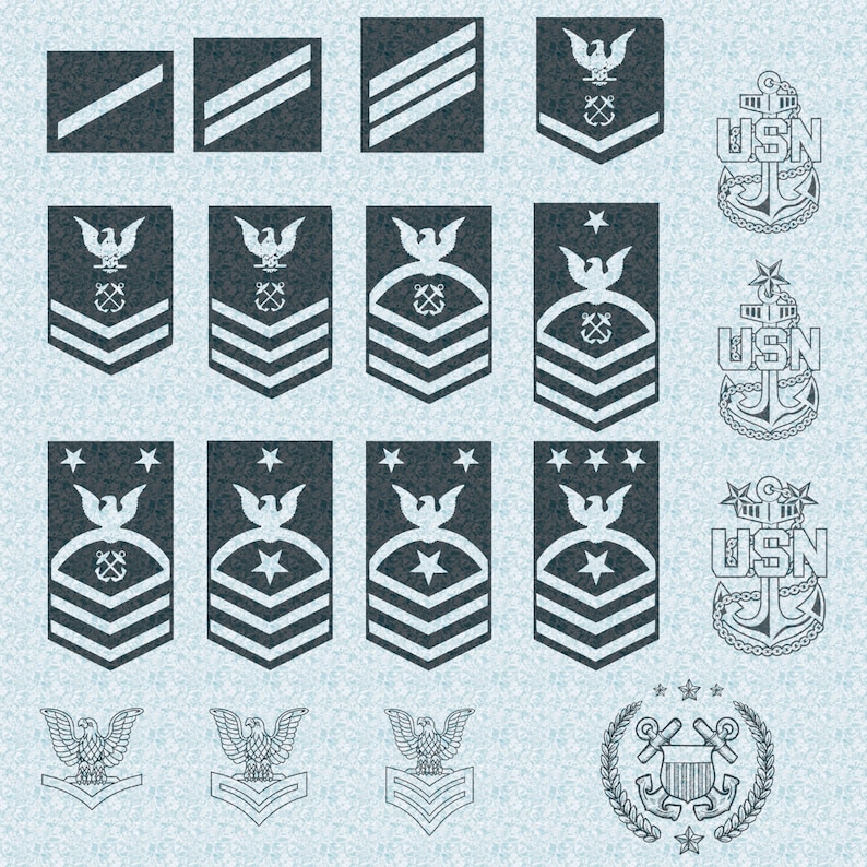 Navy Ranks - Etsy