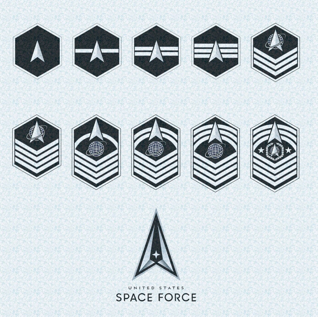 Space Force Ranks - Etsy