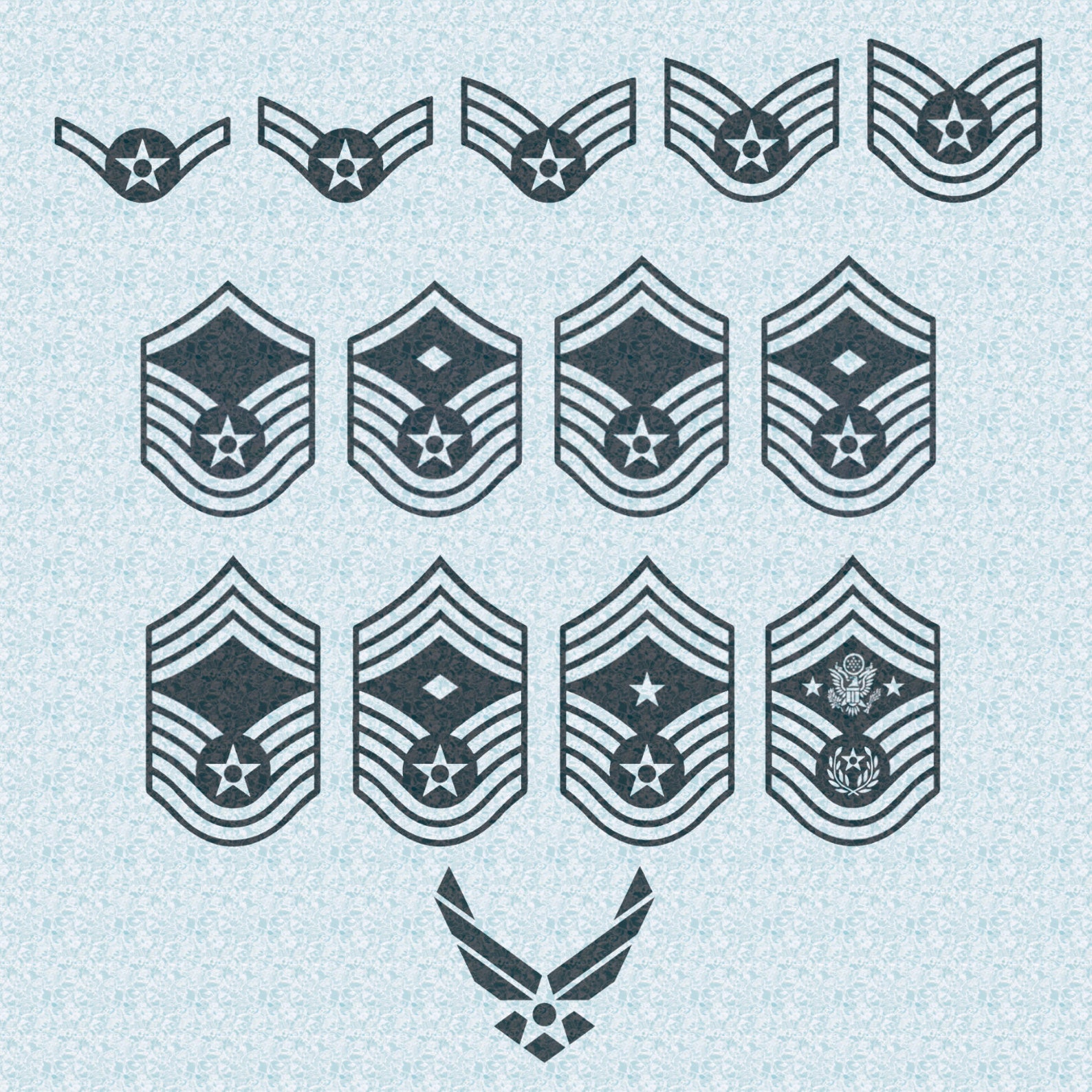 Air Force Ranks - Etsy