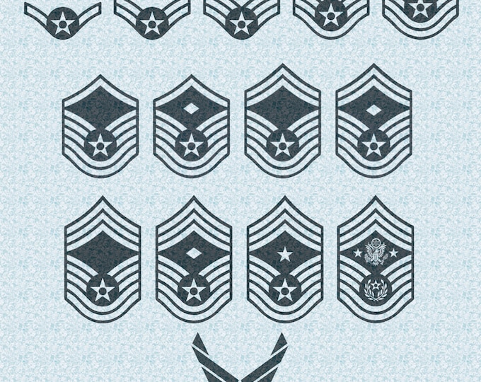 USAF Rank Svg, Air Force SVG Air Force Rank Svg USAF Svg Air Force Svg ...