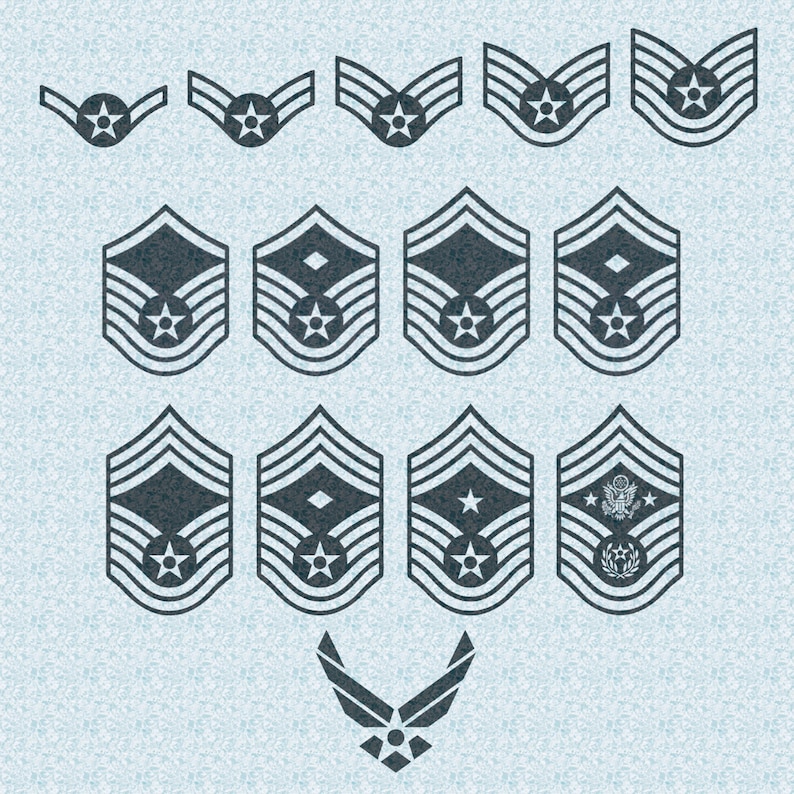 Air Force Ranks - Etsy