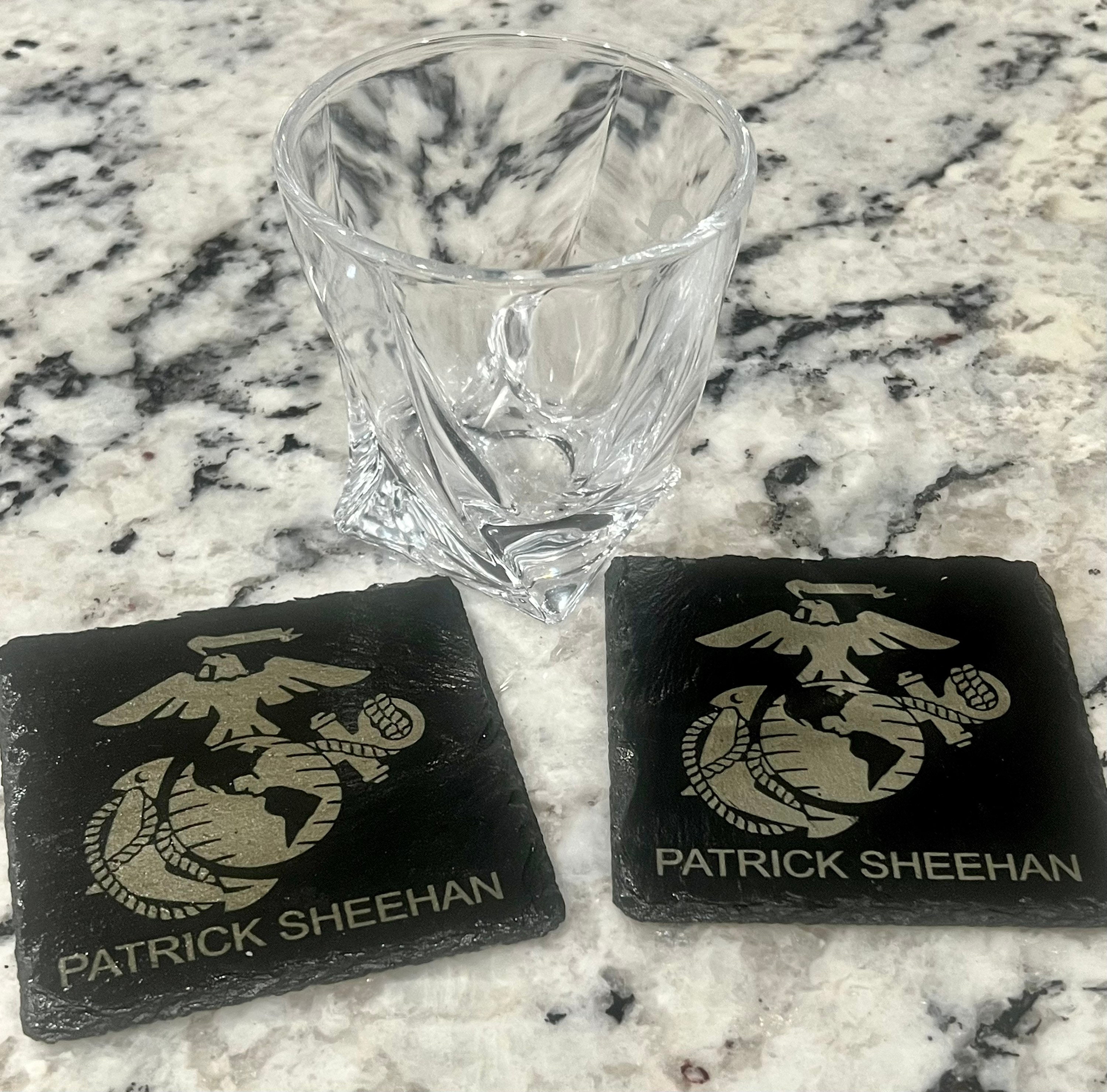 Custom Military Slate Coasters - Etsy