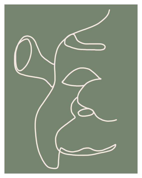 Shrek Line Art 8x10 Print | Etsy