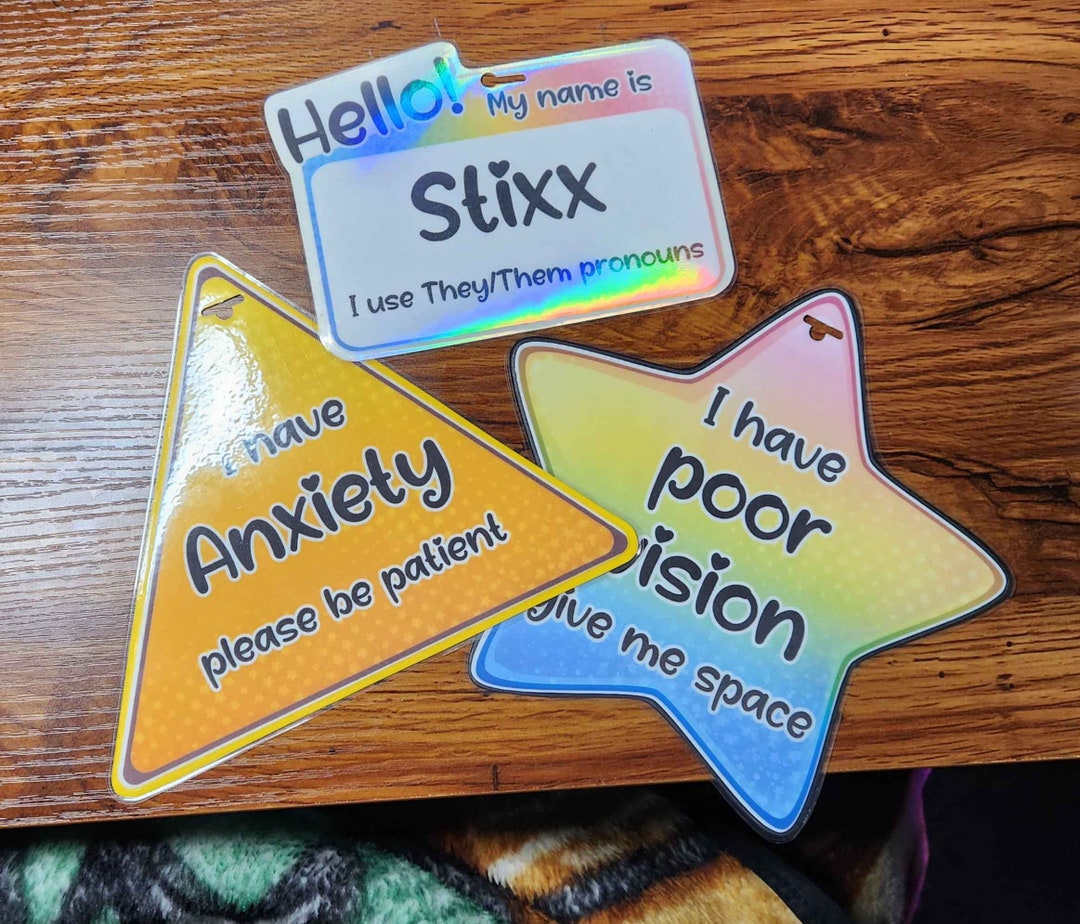 Semi-custom Fursuit Boundary ID Badge - Etsy