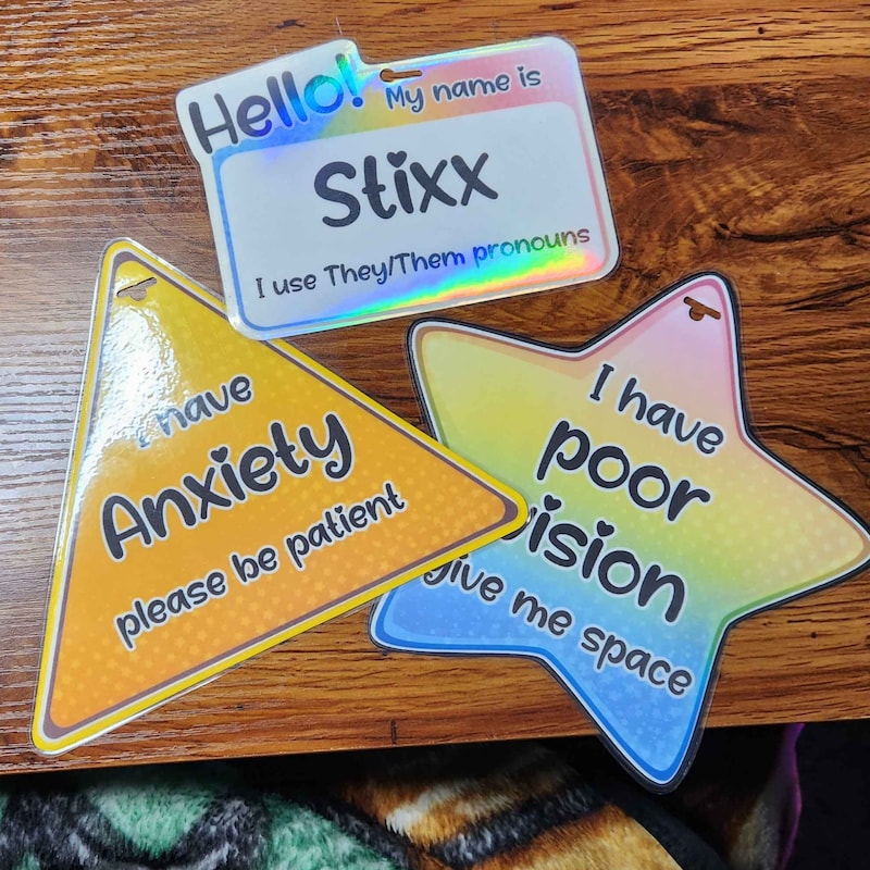 Furry Consent Badges - Etsy