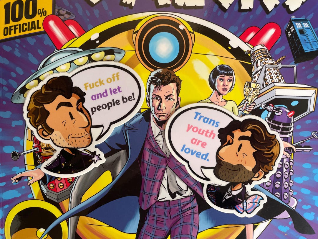 David Tennant Pride Stickers! - Etsy