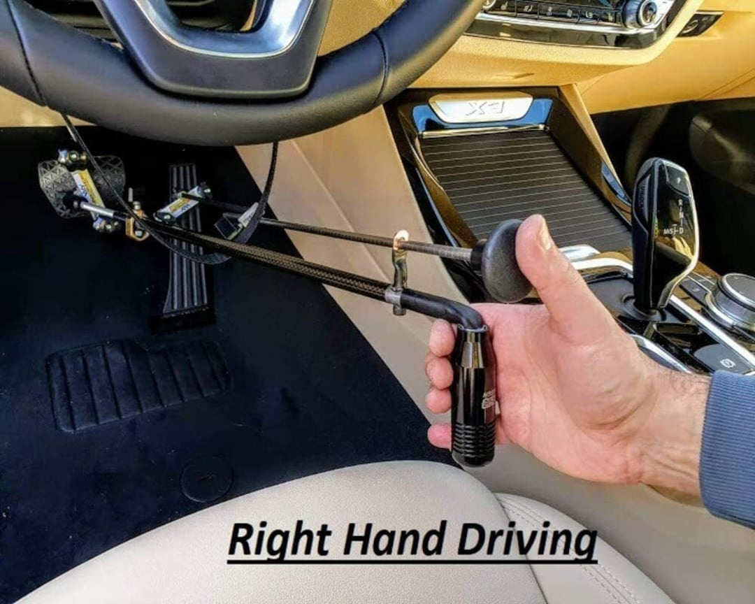 Driving Car Hand Control / Thumb Controls, A Useful Tool for Automatic Cars. Disability Handicap ...