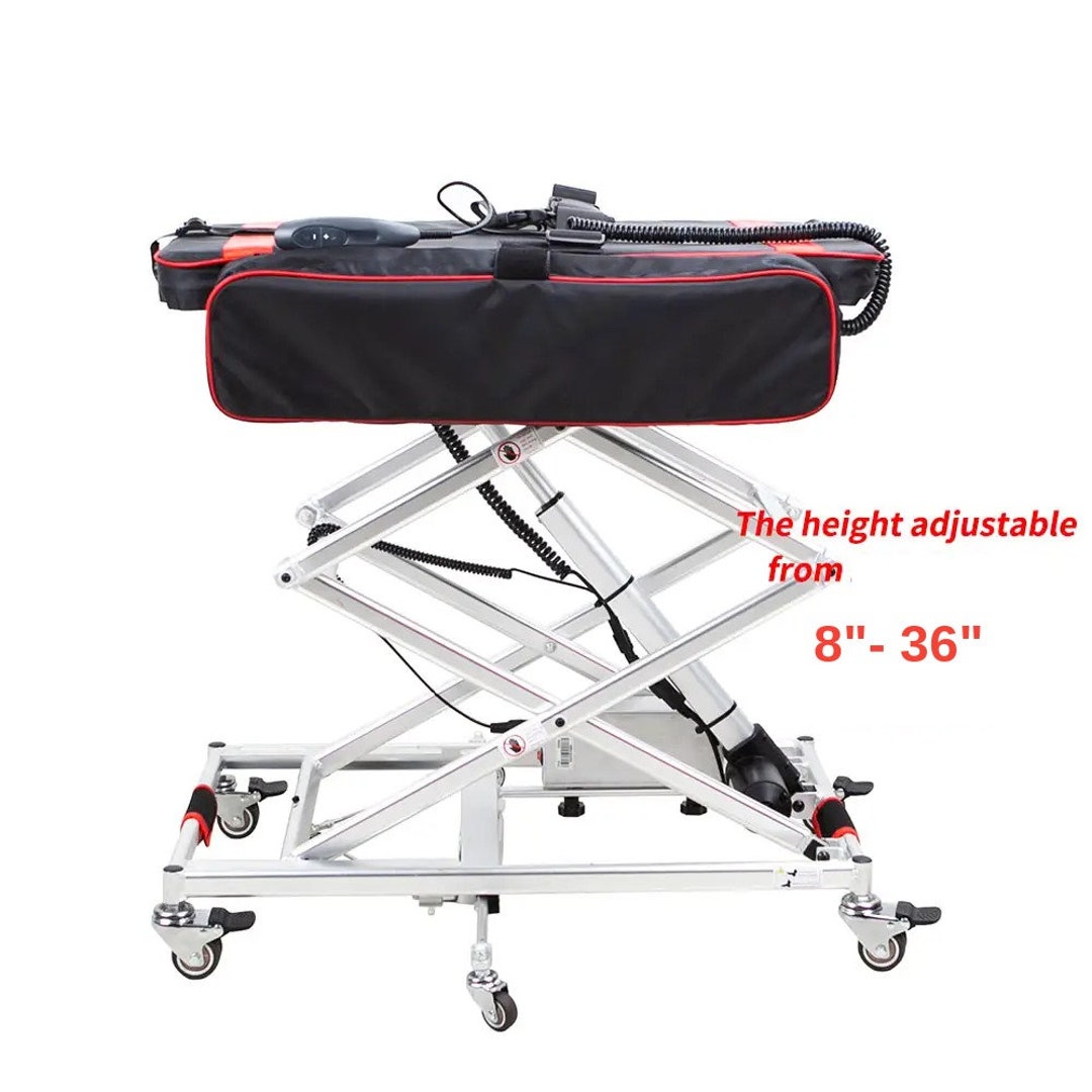Portable Rechargeable Mini Scissor Lift: Wheelchair & Scooter Trunk ...