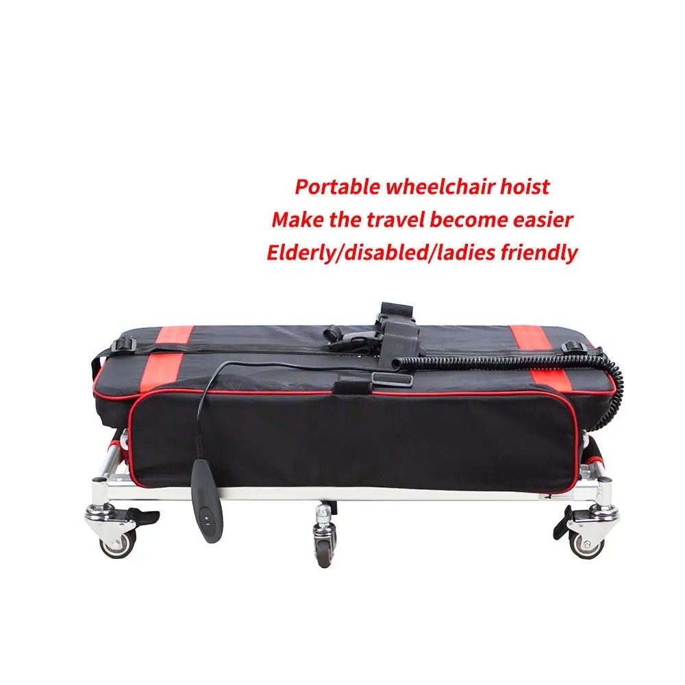 Portable Rechargeable Mini Scissor Lift: Wheelchair & Scooter Trunk ...