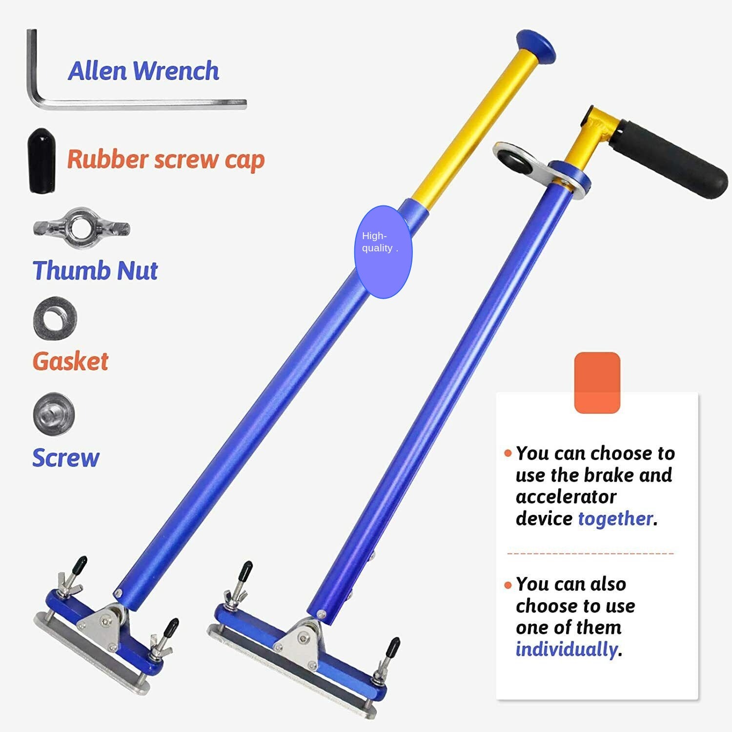 Car Hand Control Tool, Disability Driving, Aid Handicap Push Handle ...