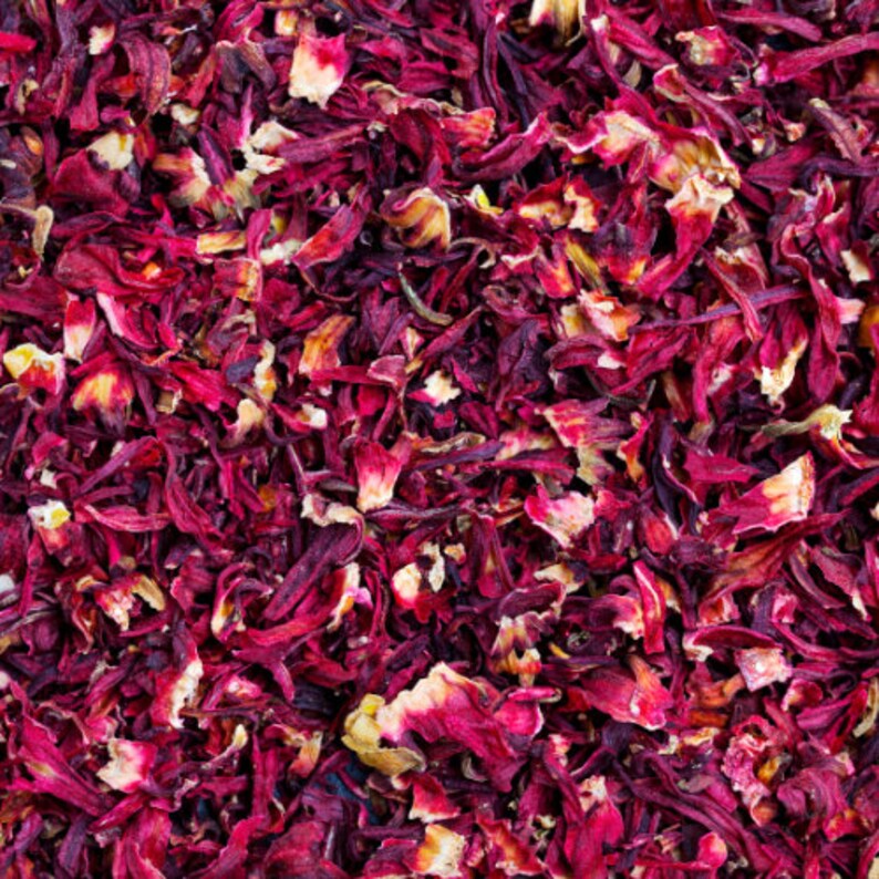 Qty.8oz organic Hibiscus Tea Leaves - Etsy