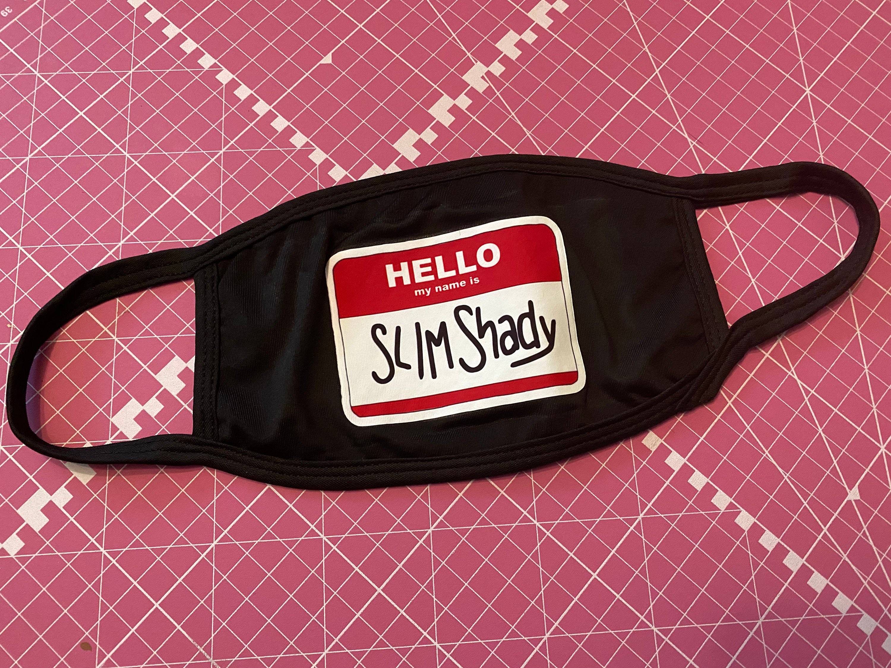 Eminem Slim Shady Full Colour Face Mask Cotton High Quality - Etsy Italia