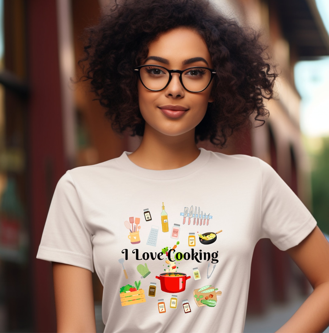 I Love Cooking Shirt, Cook Tee, Cooking Shirt, Chef Shirt, Chef Gift ...