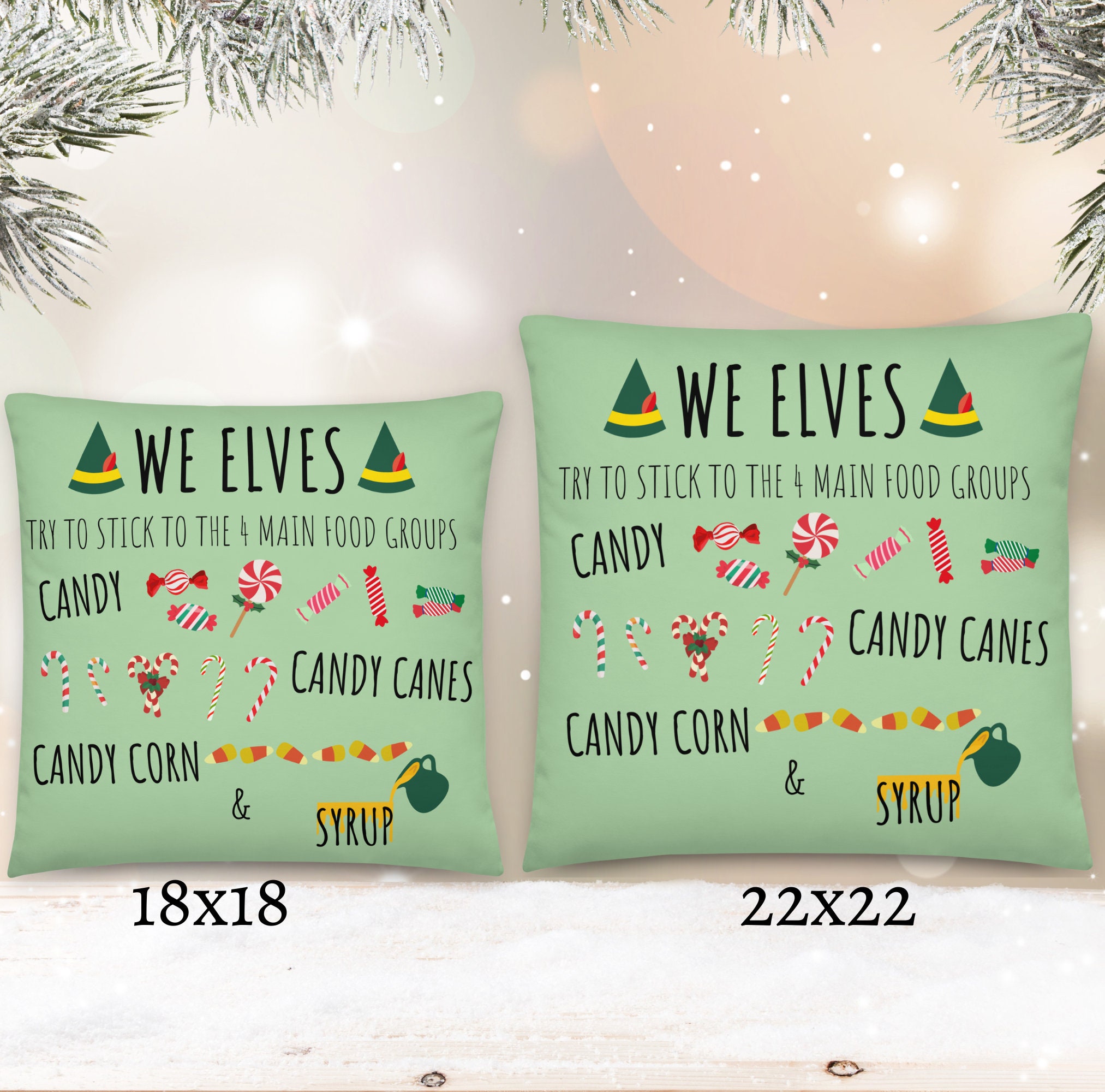 Buddy the Elf We Elves Diet, Christmas Elf, Candy Canes Candy Corn ...