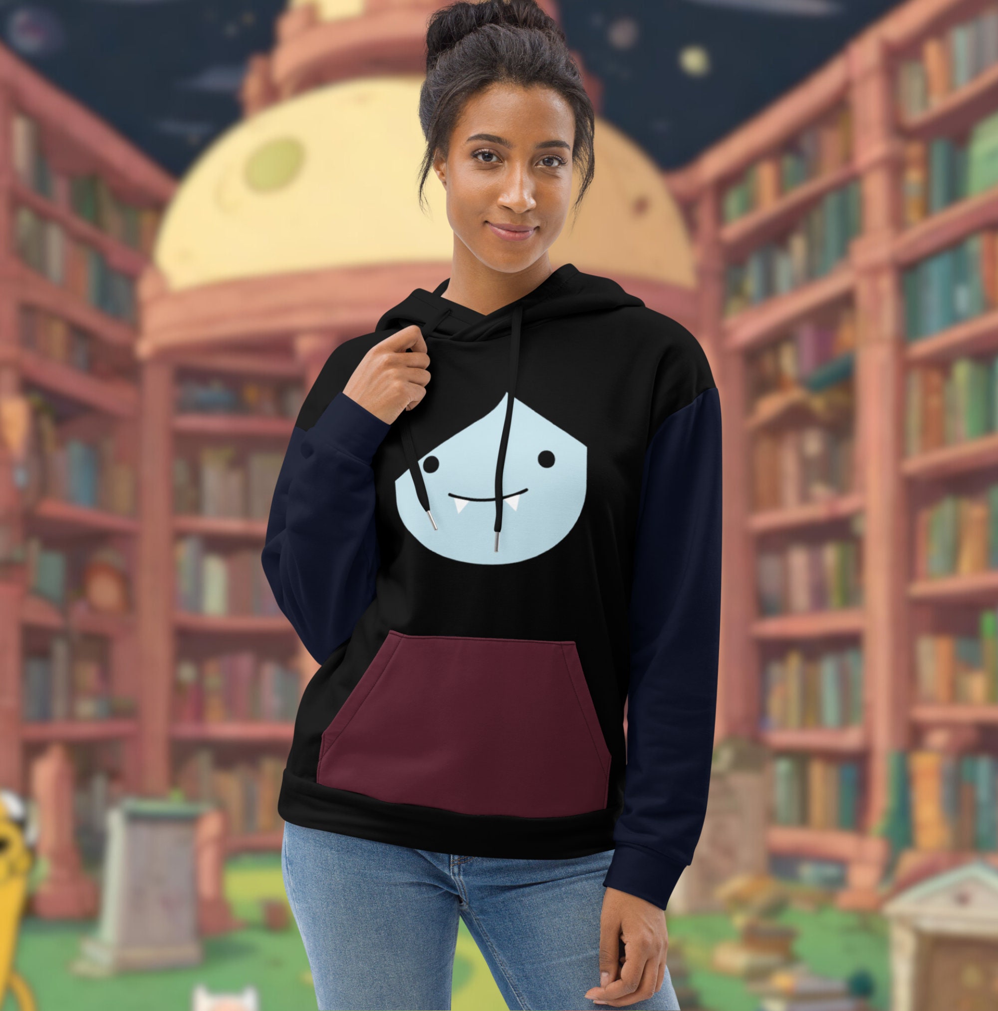 Adventure Time Marceline Vampire Queen Hoodie, Marceline and Bubblegum ...