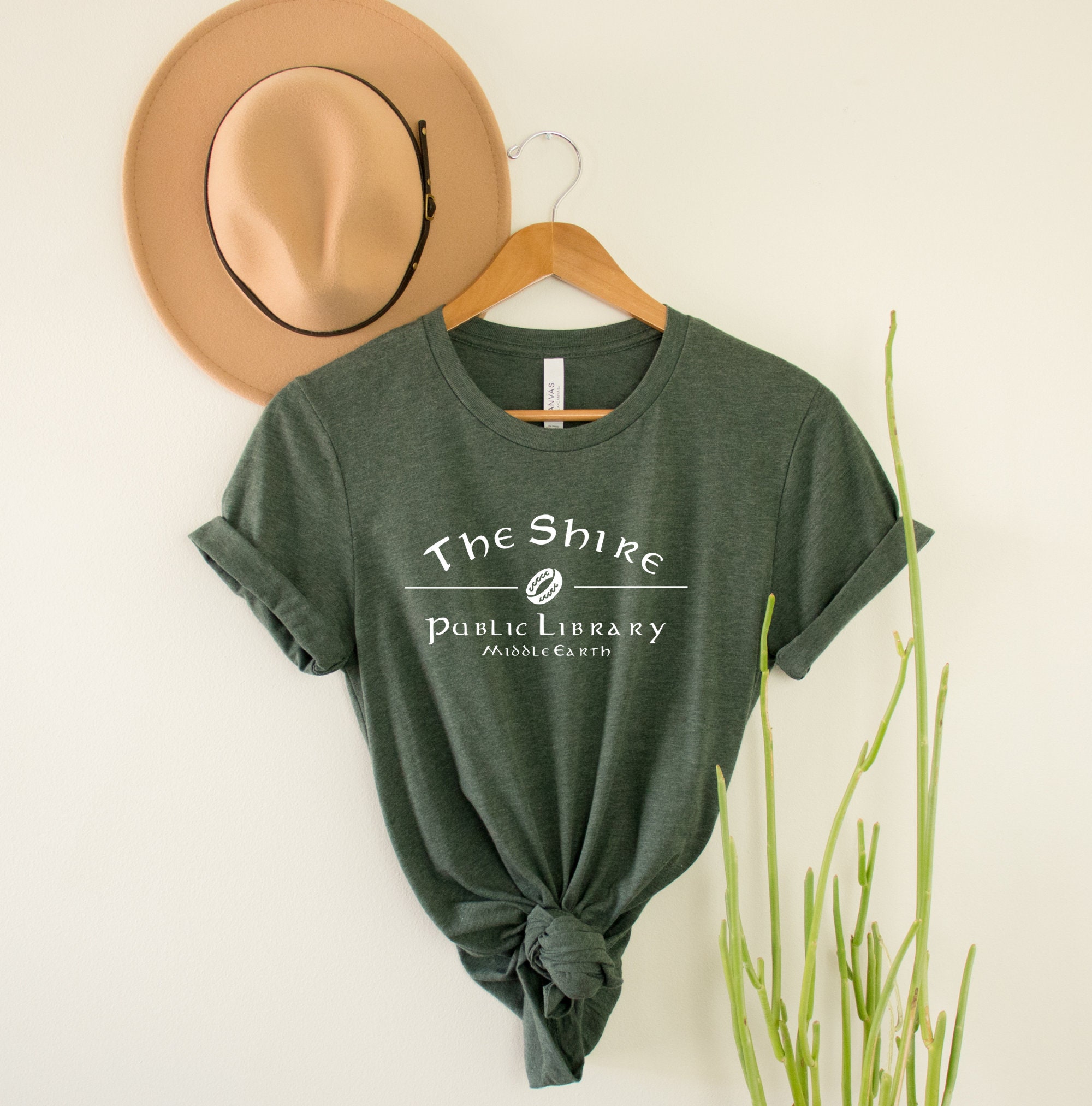 Lord of the Rings Shirt, LOTR Fan Gift, Shire Public Library Tshirt ...