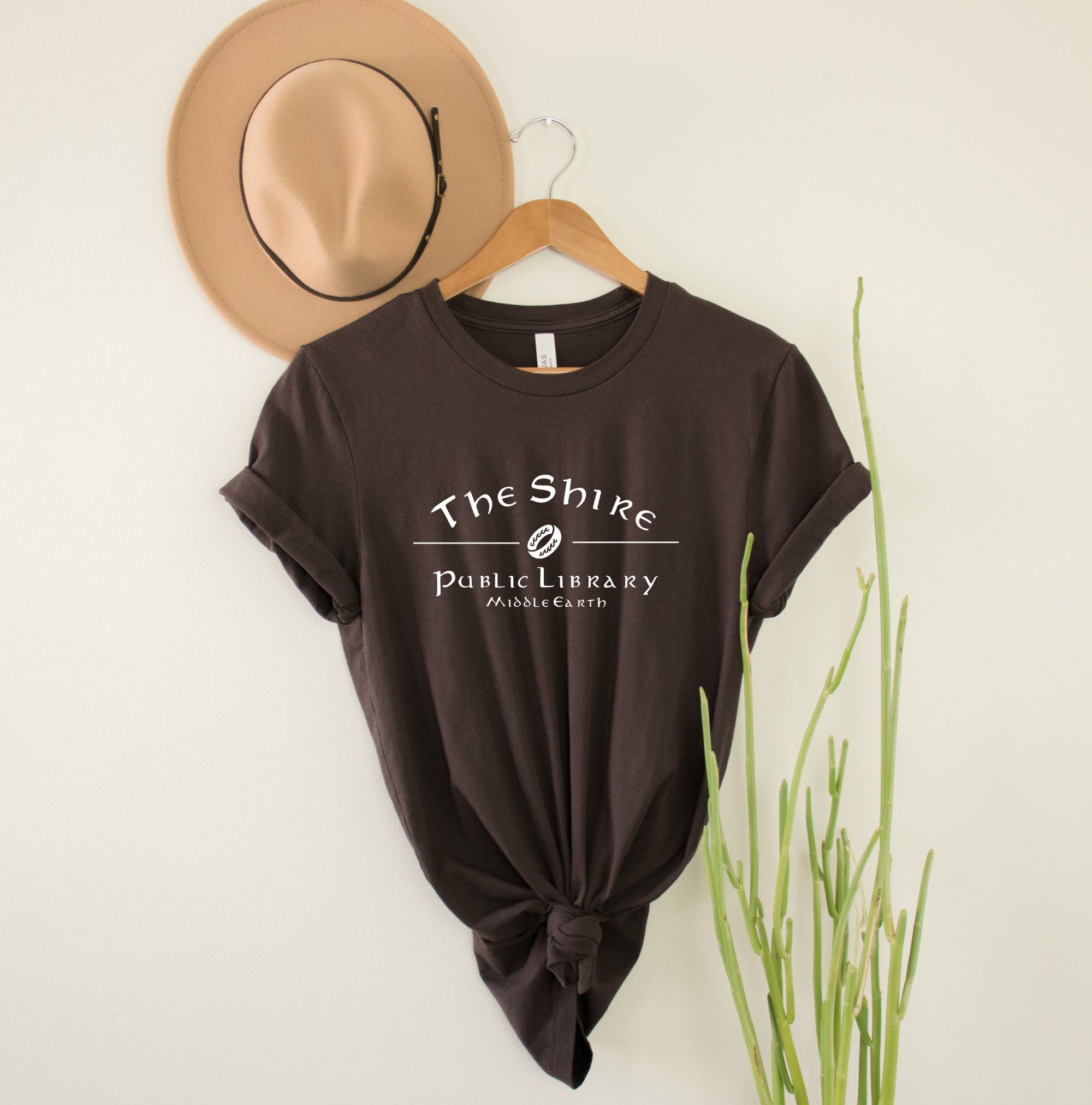 Lord of the Rings Shirt, LOTR Fan Gift, Shire Public Library Tshirt ...