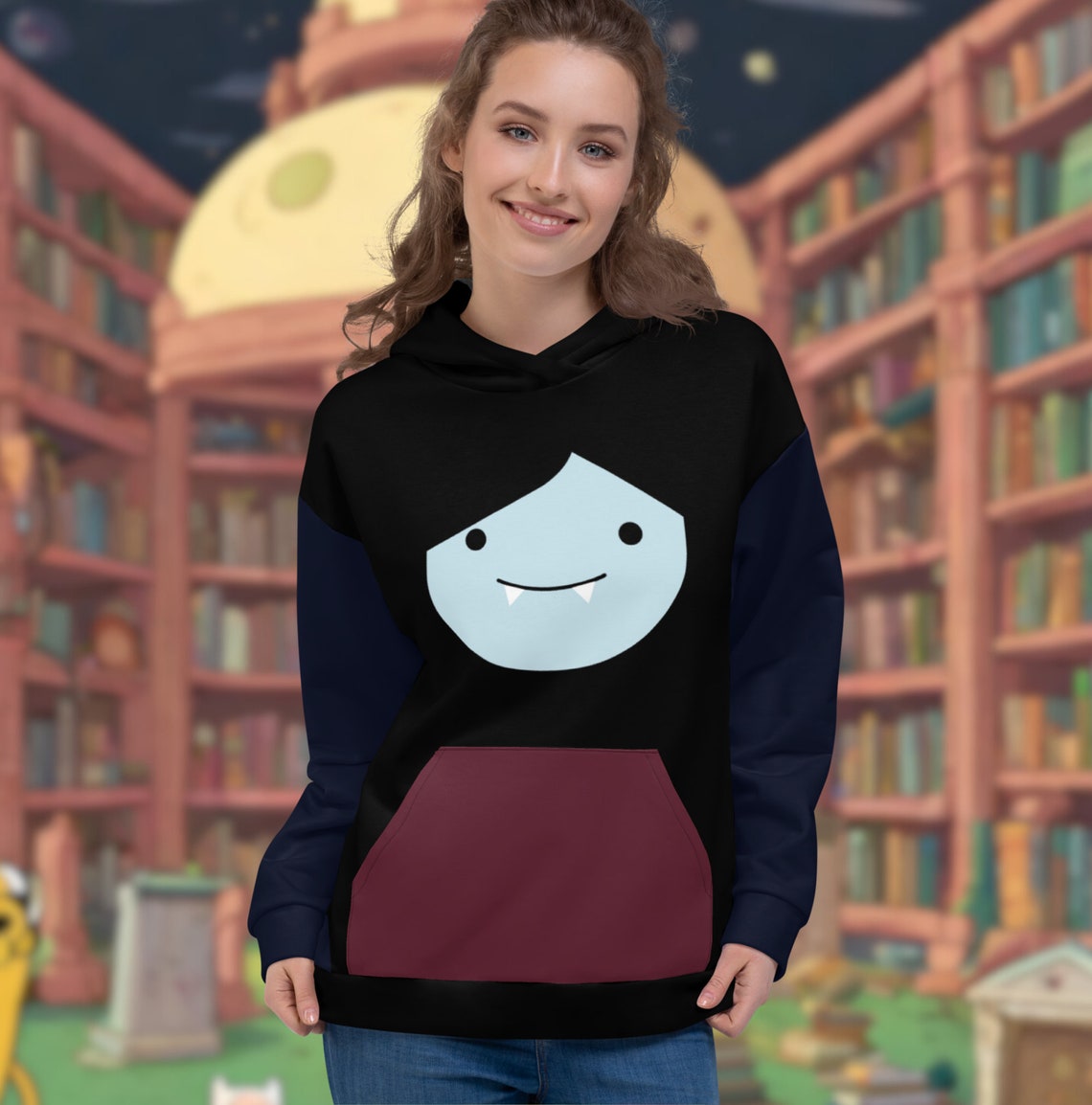 Adventure Time Marceline Vampire Queen Hoodie, Marceline and Bubblegum ...