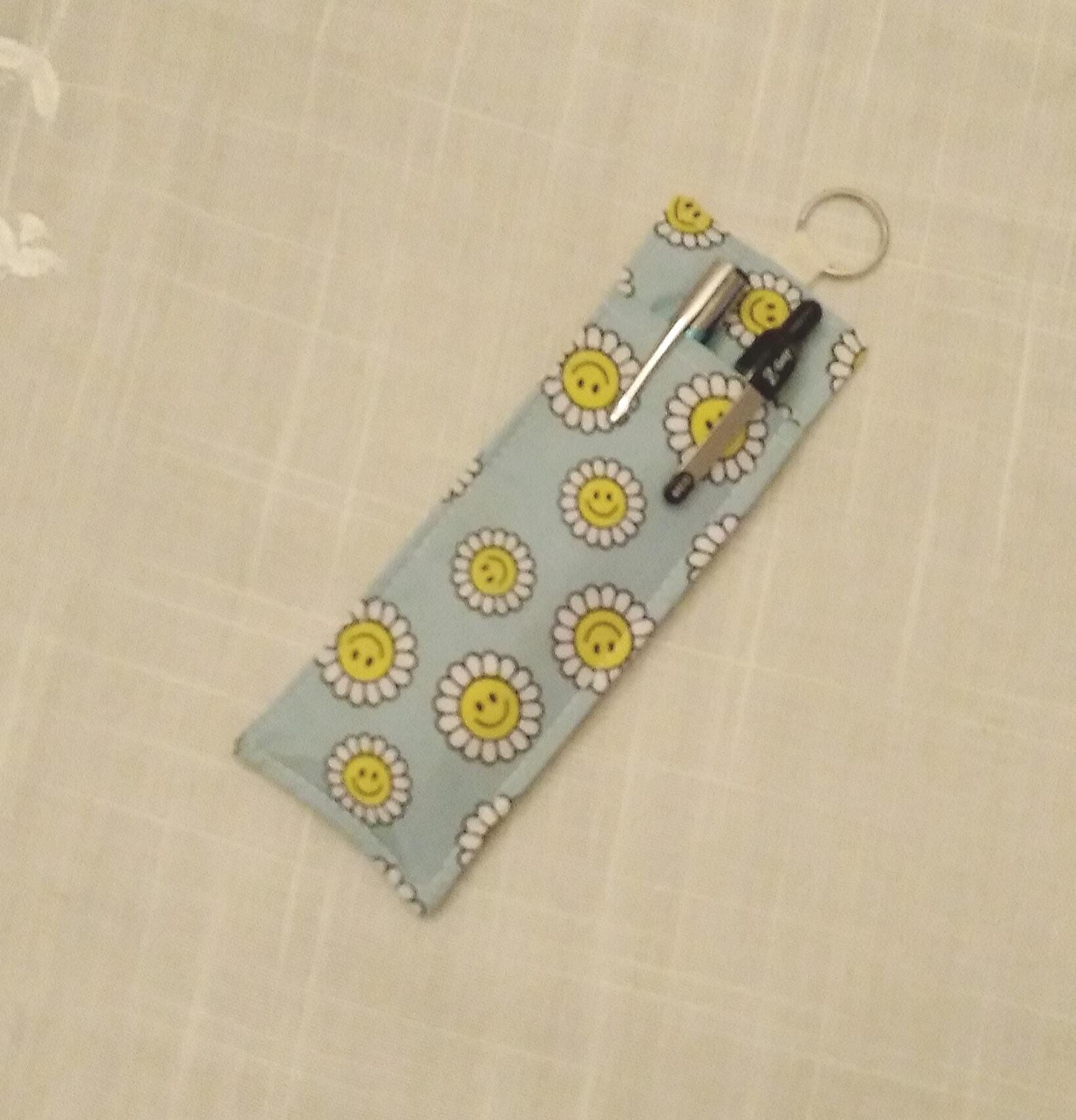 Handmade Cotton Lanyard Pen Holder: Choice of Colours and Patterns - Etsy