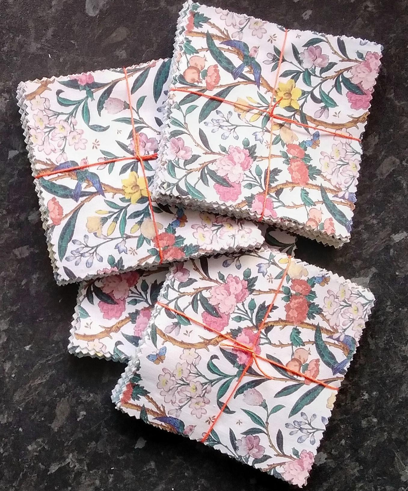 FLORAL FANTASY Charm Pack 5 X 5 Inch Squares - 40-bundle Flowery Mix ...