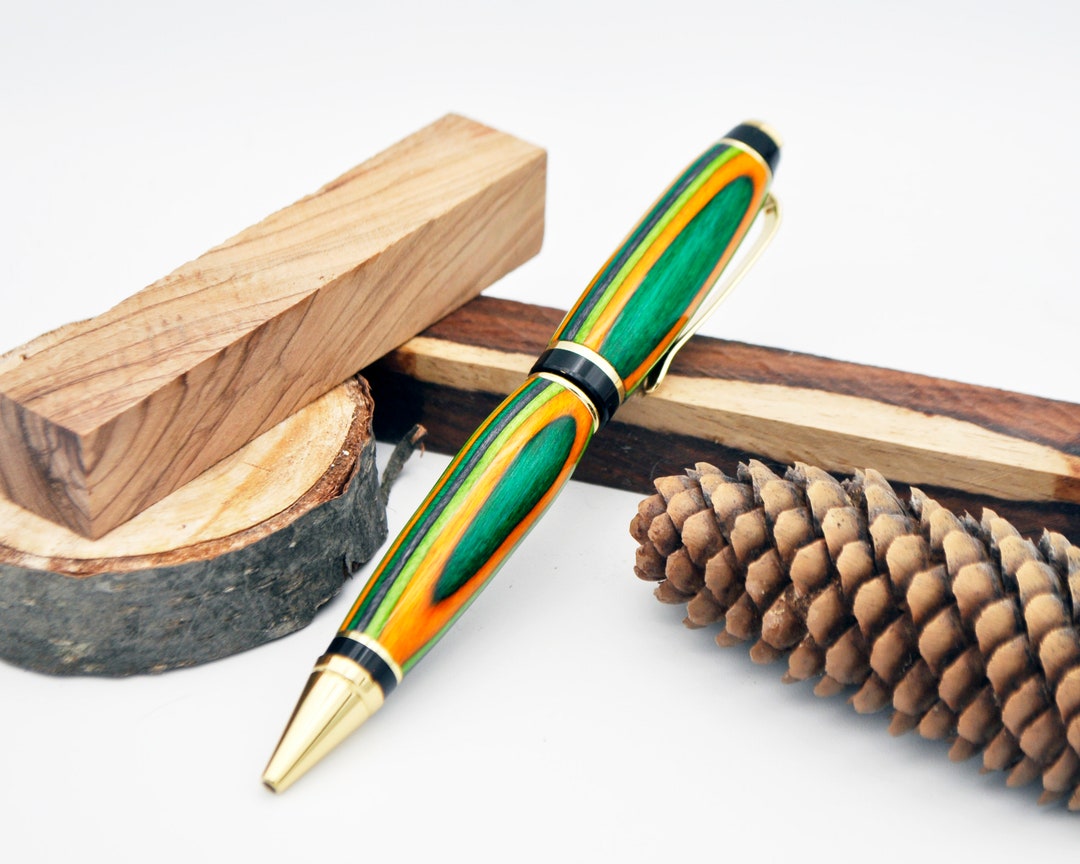 Beautiful Handmade Spectraply Cigar Style Wood Pen,handturned Pen ...