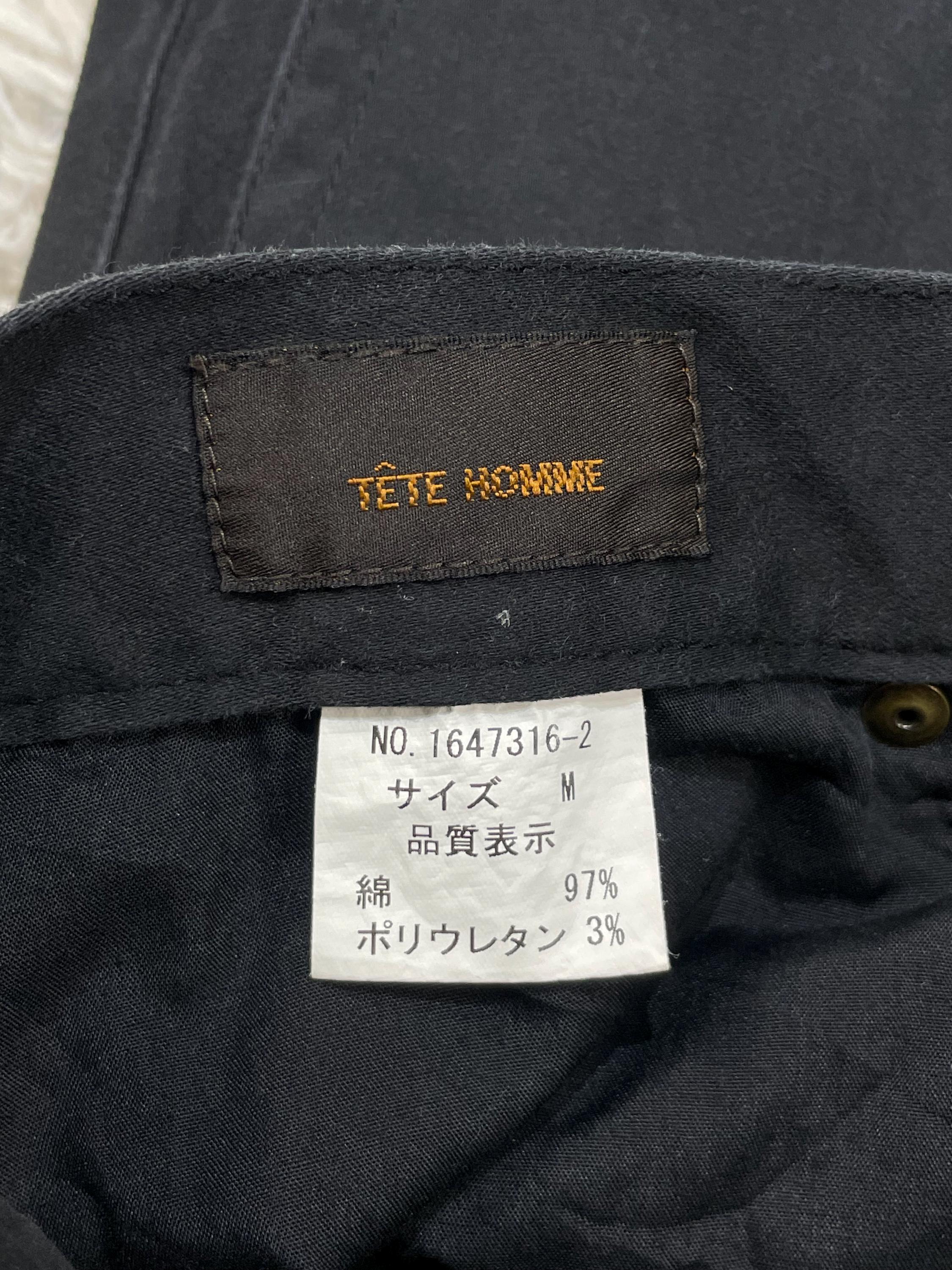TETE HOMME Black Boot Cut Low Rise Tactical Cargo Pants Size M W 30 - Etsy