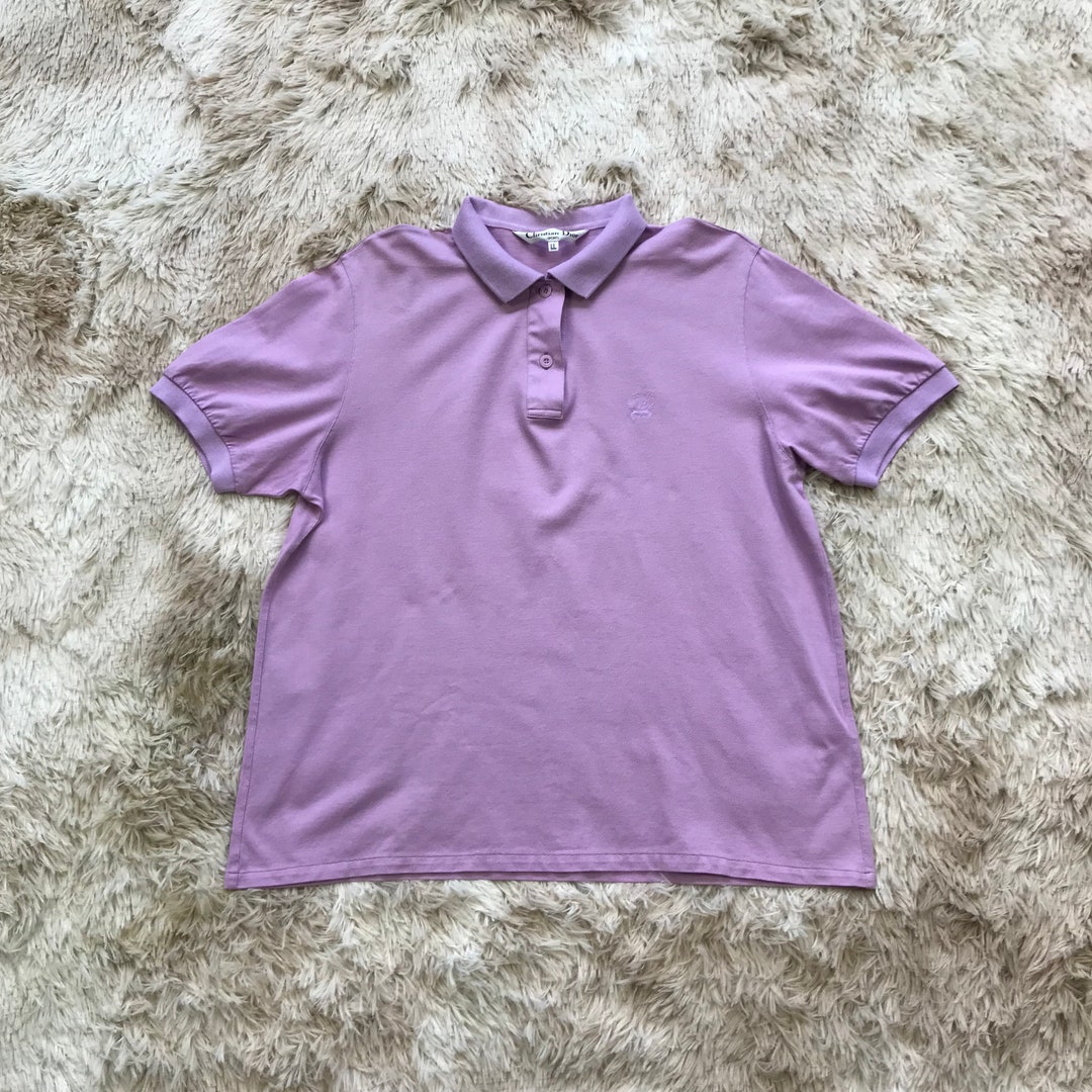 Christian Dior Sports Purple Polo Shirt Women's L - Etsy