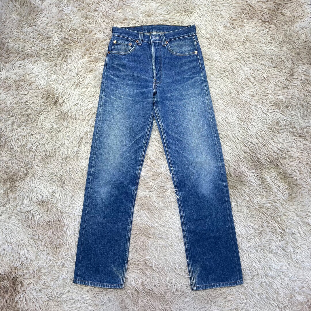 Vintage Levi's 501 Xx Jeans Single R Medium Wash Blue W 27 Made in USA ...