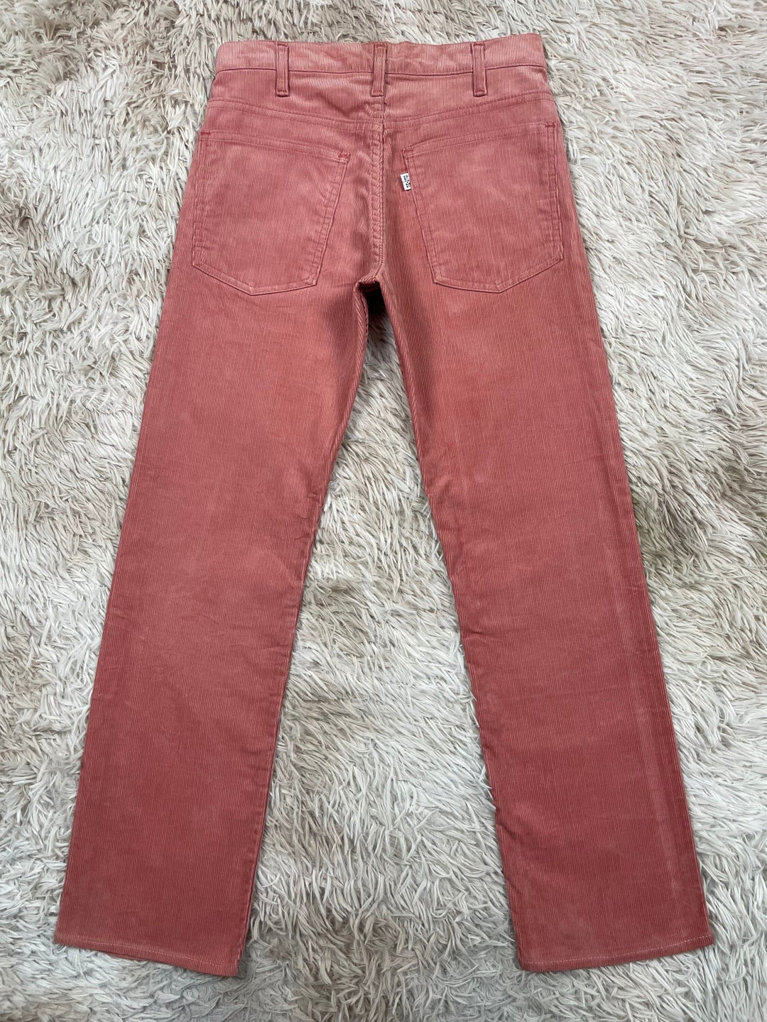 Vintage Denime Japan Corduroy Japanese Brand Light Pink W 27 - Etsy