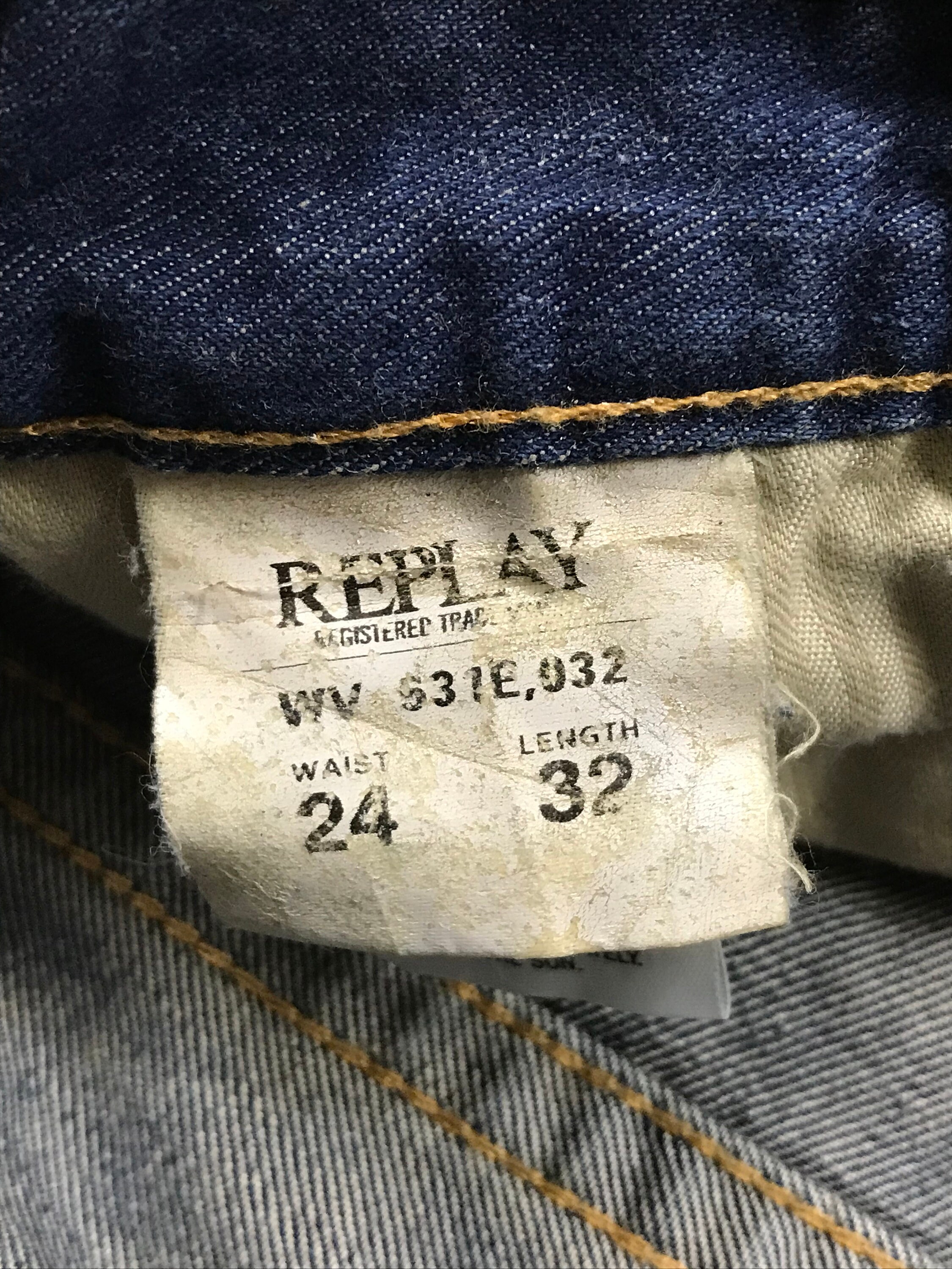 Replay Jeans Low Rise Boot Cut Embellishment Swarovski W24 - Etsy