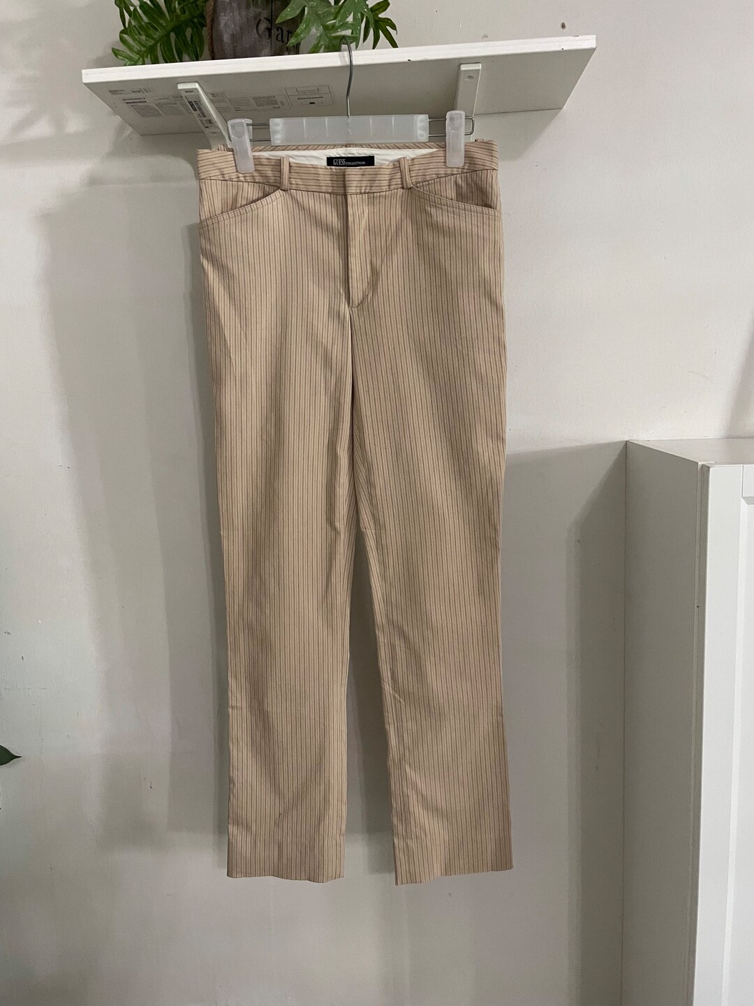 Vintage Guess Collection Pants Brown Stripe Size 4 Made in USA - Etsy