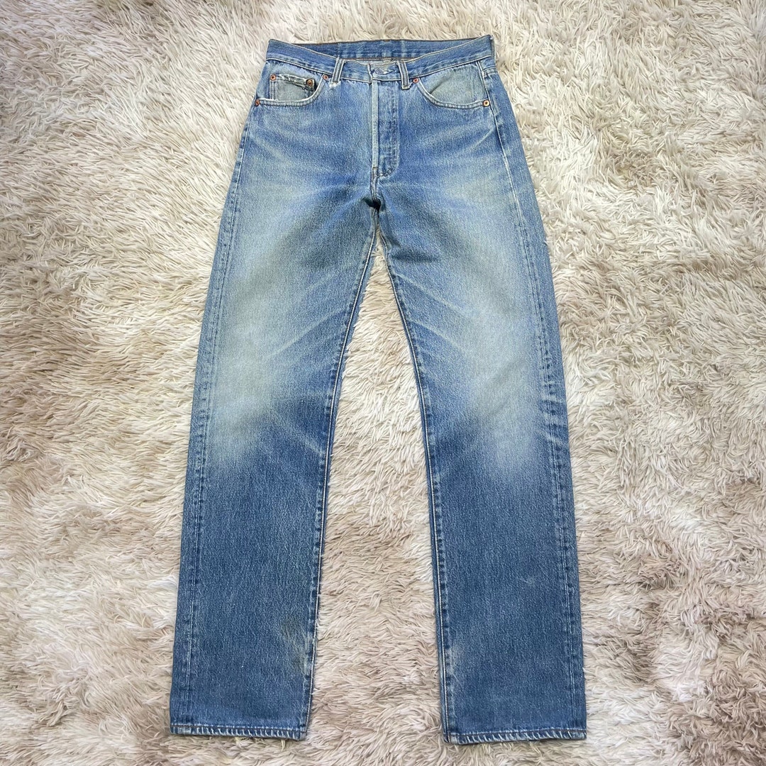 Vintage 80's Levi's 501 Jeans Medium Wash Blue W 29 Made in USA - Etsy UK