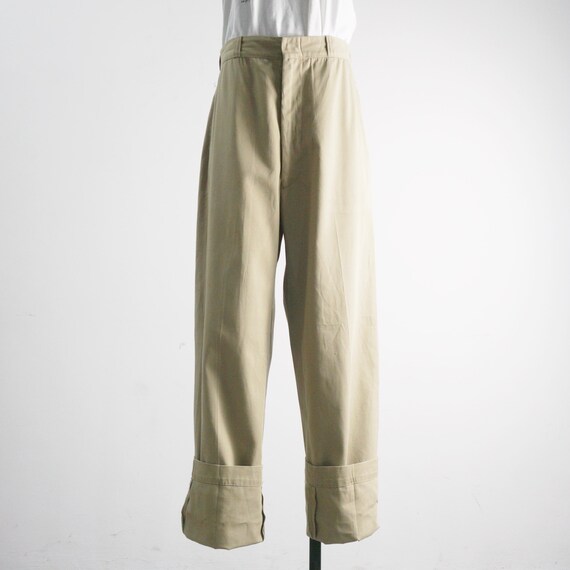 US Army Trousers Men's Cotton Uniform Khaki Made in U… - Gem