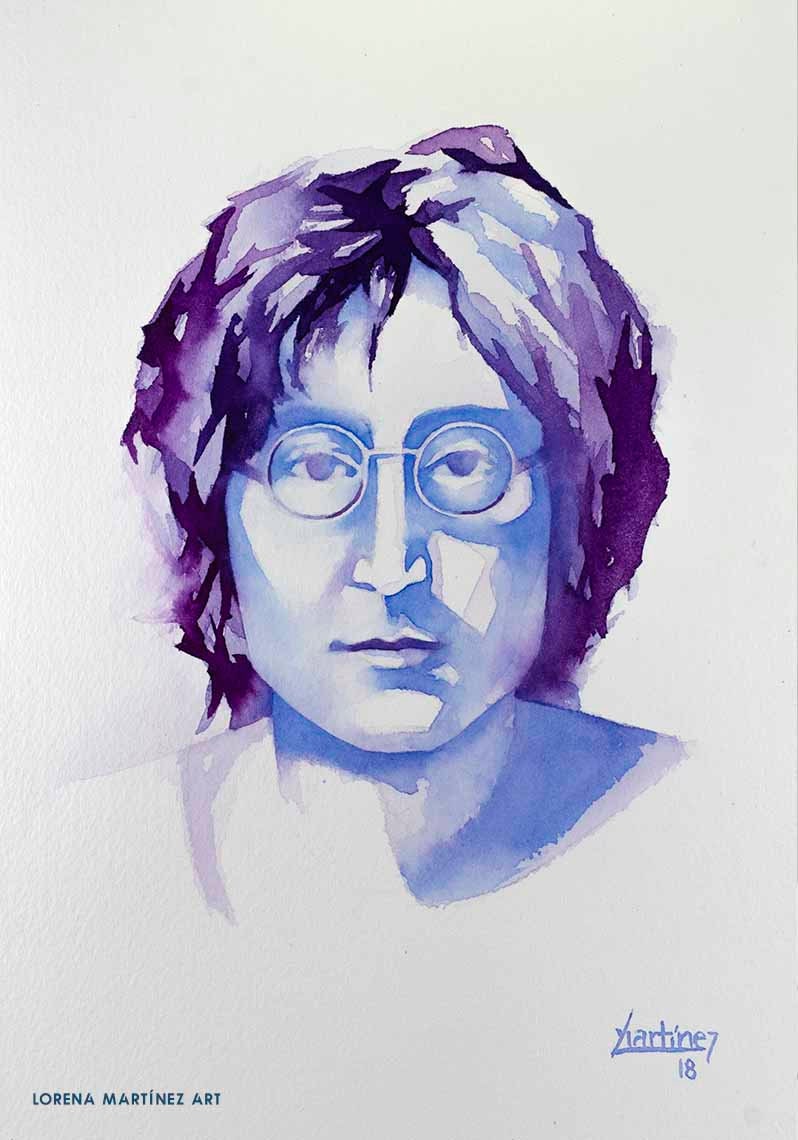 How To Draw John Lennon, Step By Step, Drawing Guide, By Dawn DragoArt ...
