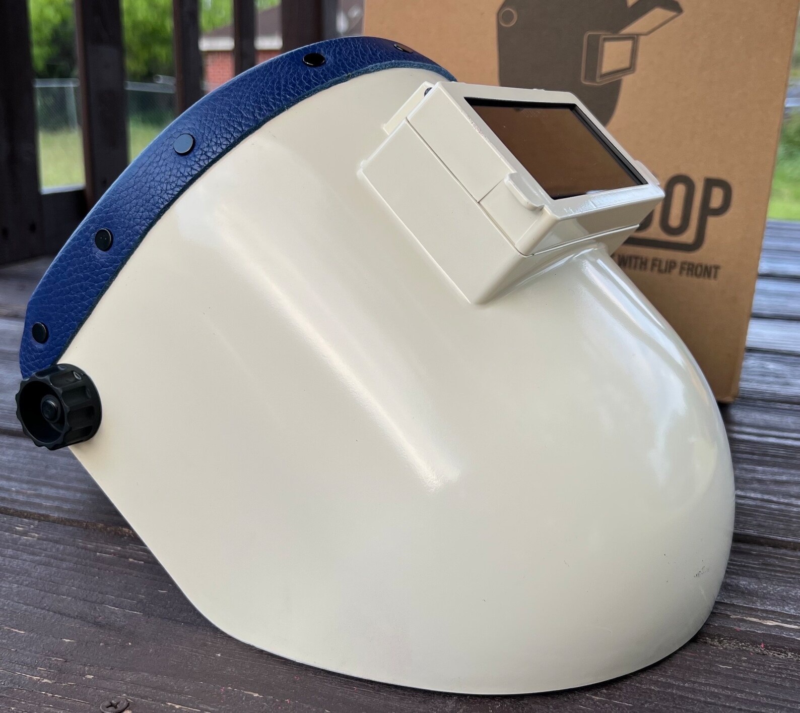 White Sugar Scoop Welding Hood - Etsy