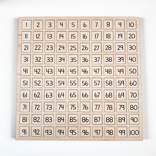 SVG DIGITAL FILE Only 100 Board Montessori Mathematics | Etsy