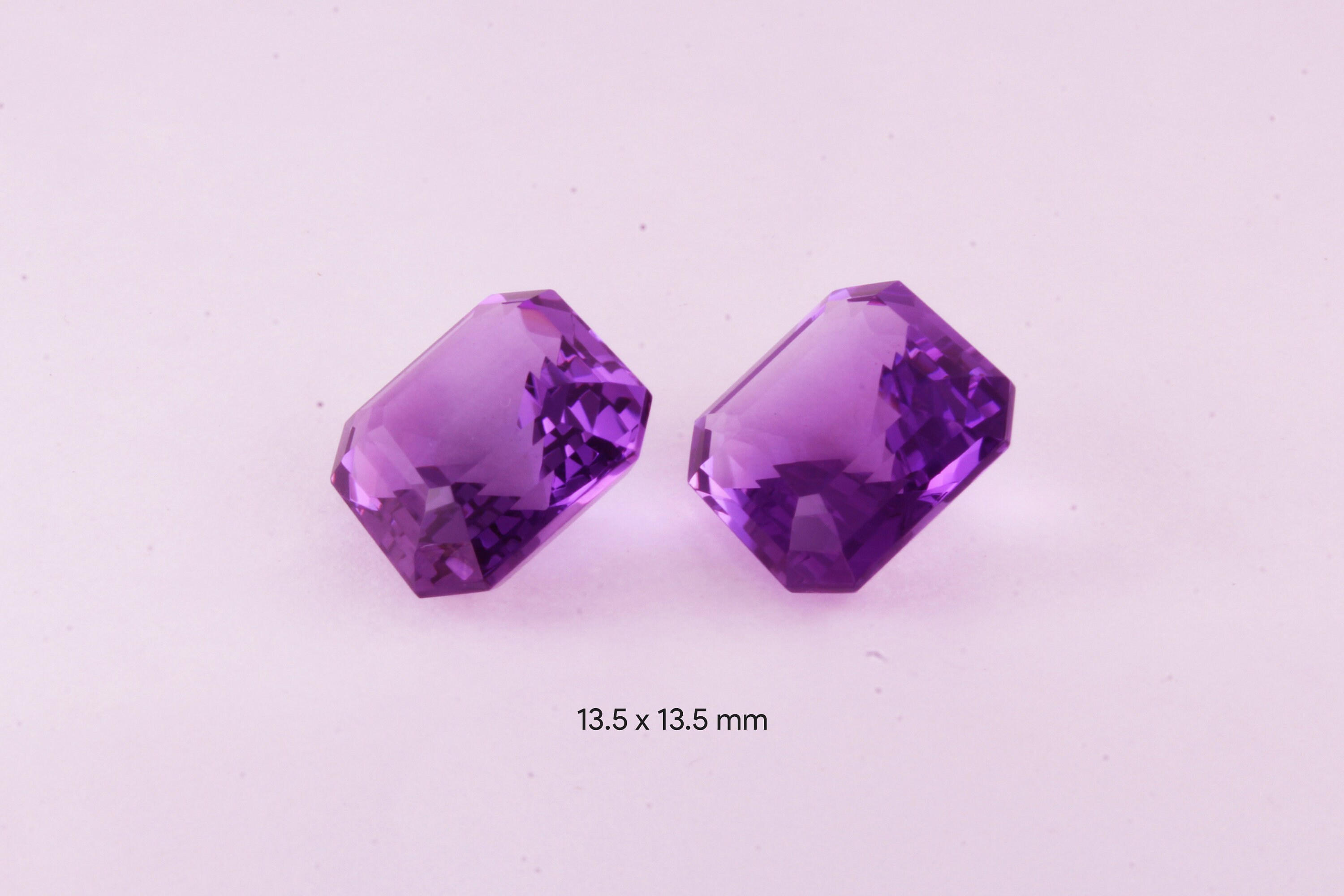 Amethyst Asscher Cut 11Stk Set 165mm 135mm 105mm 758 - Etsy.de