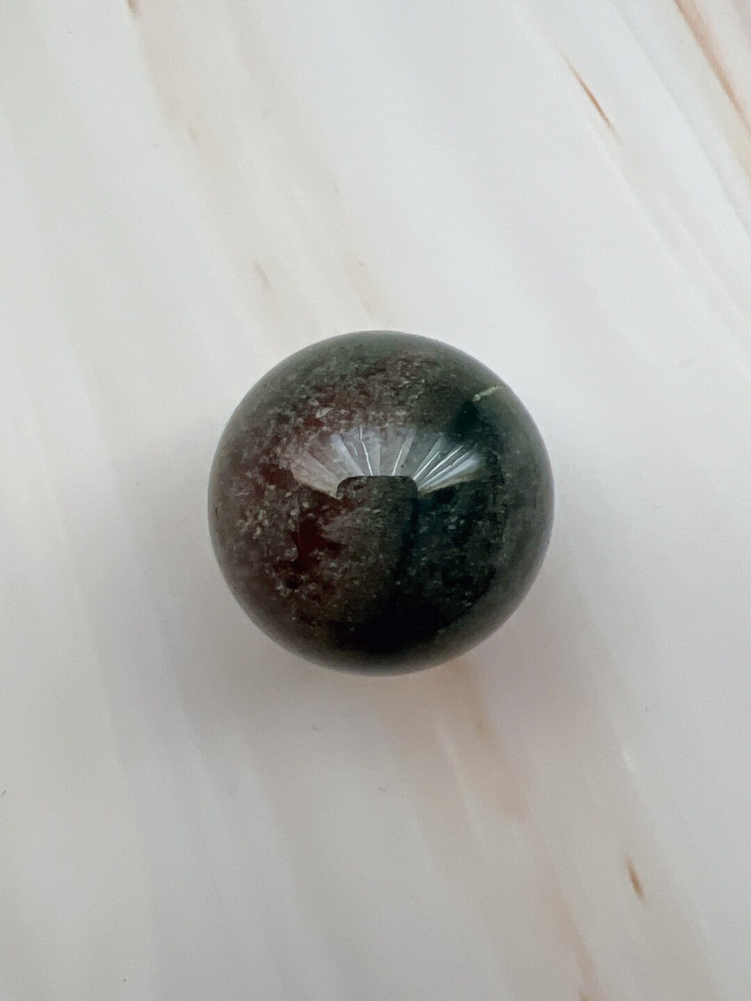 47g Ocean Jasper Sphere | Crystal Ball Carving | Crystal Sphere | Ocean ...