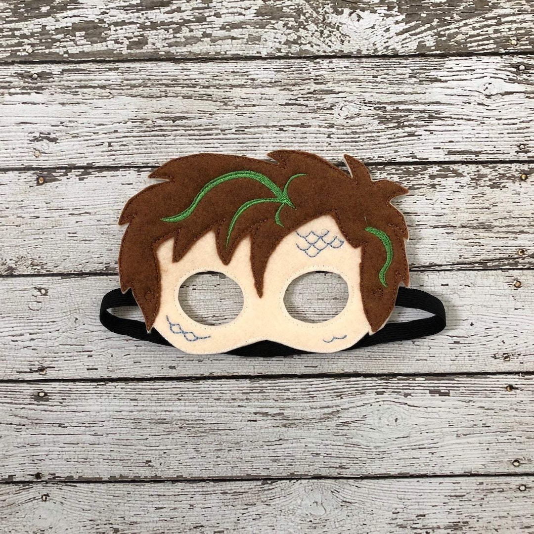 Merman Mask Merman Costume Boy Mermaid Mask - Etsy